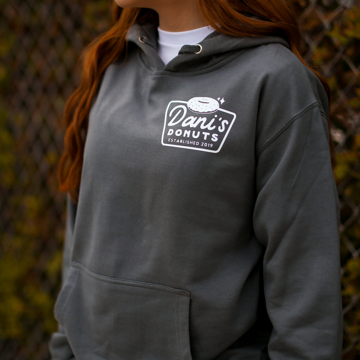 Dani's Donuts Grey Hoodie – HeyDani